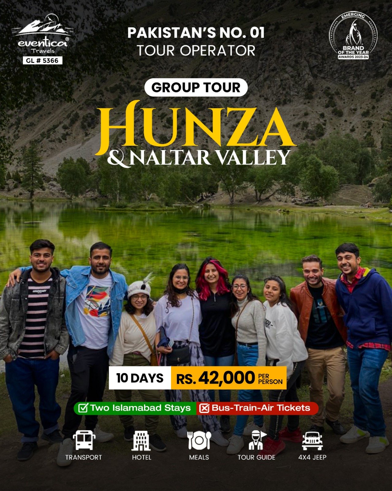 Hunza and Naltar Valley | Group Tour Summer 2025